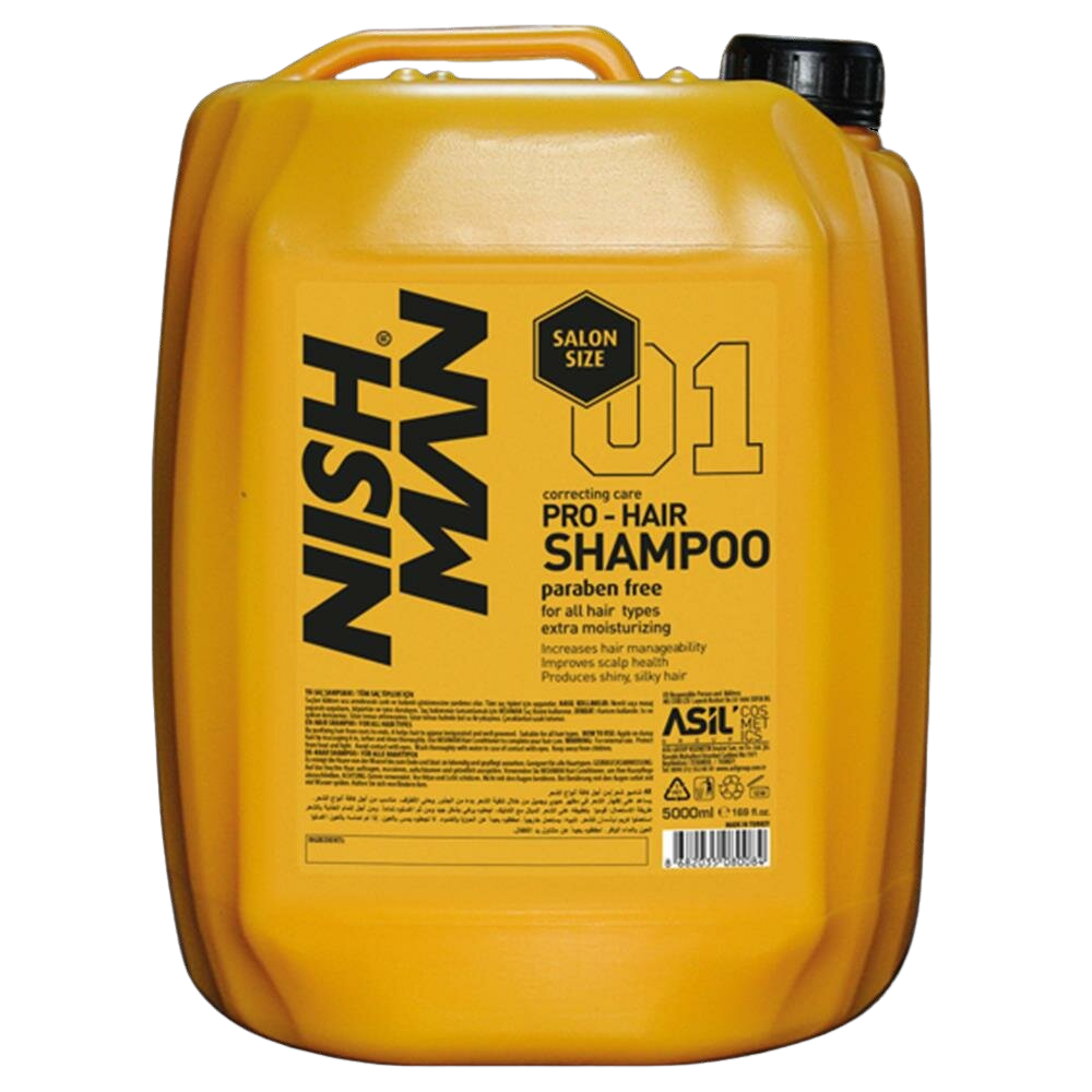 NISHMAN Pro-Hair Shampoo Paraben Free 5000 ml - NISHMAN Germany, 17,9