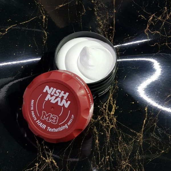 NISHMAN M3 Matte Hair Styling Paste Texturizing Mess Up 100 ml - NISH