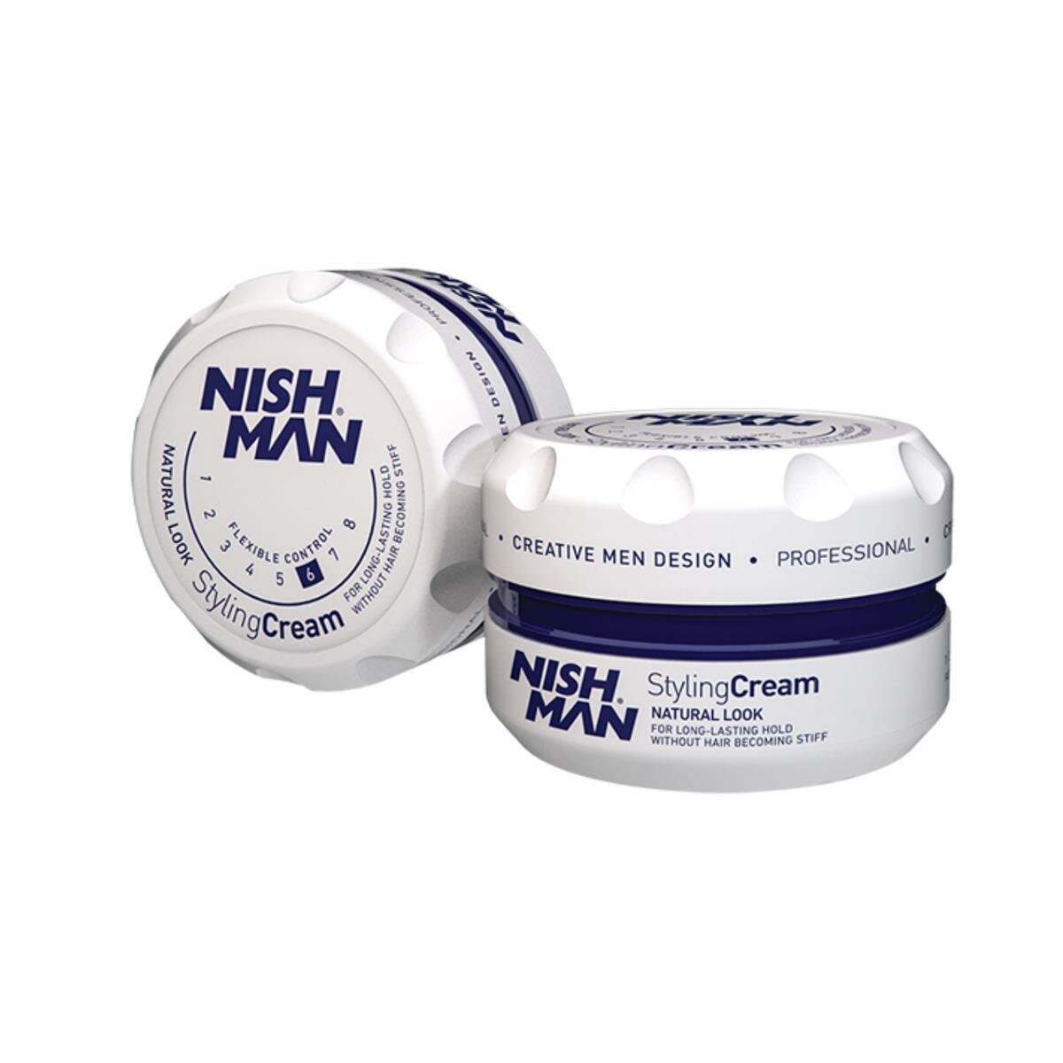 NISHMAN 06 Styling Cream Natural Look - weiß 100 ml - NISHMAN Germany
